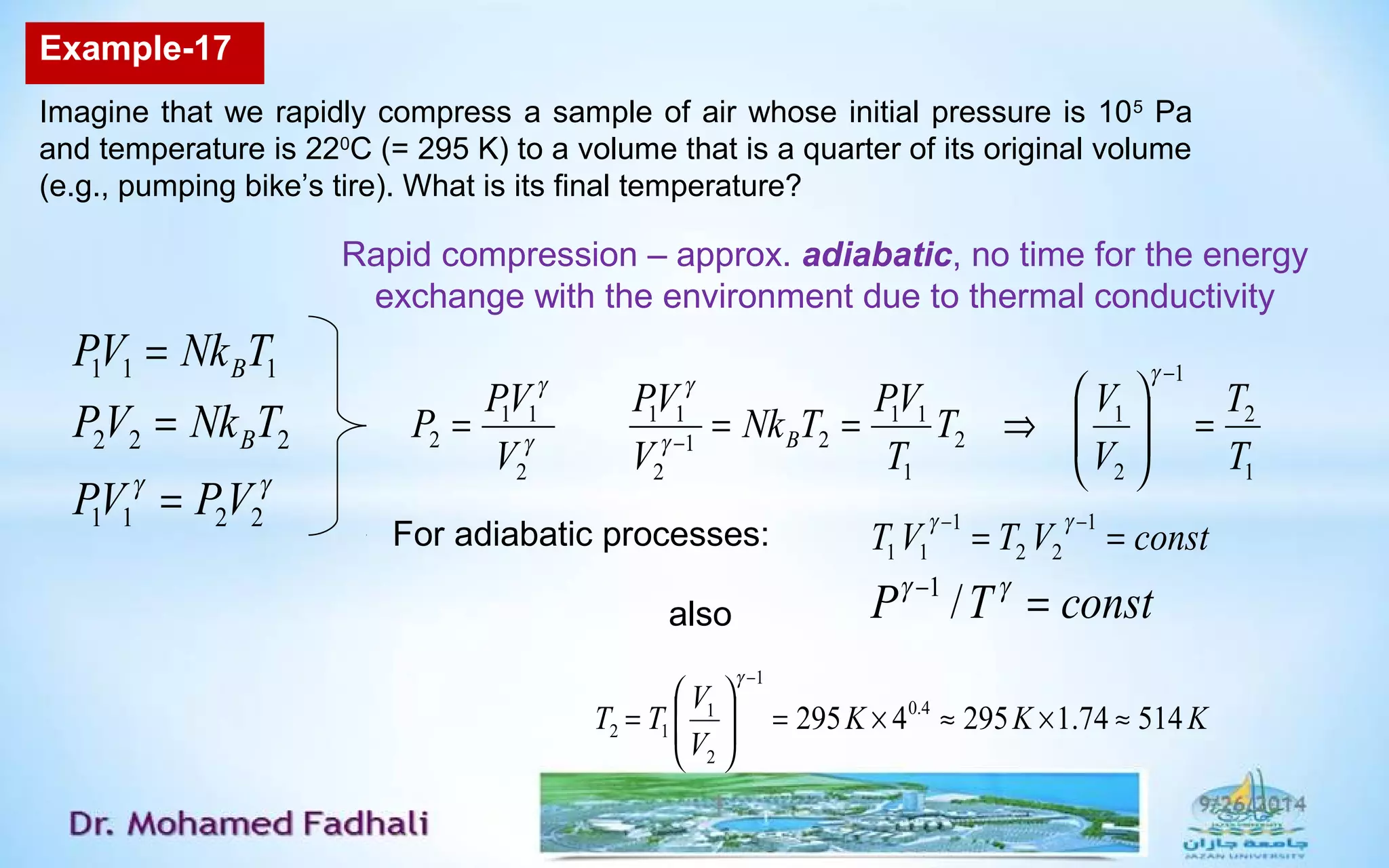 Thermodynamic, examples a | PPT