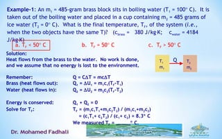 Thermodynamic, examples a | PPT