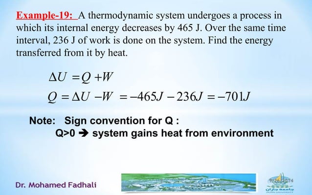 Thermodynamic, examples a | PPT