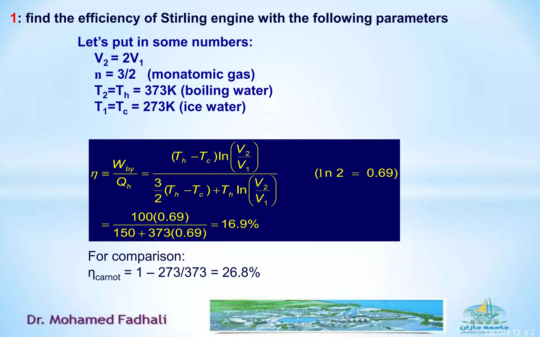 Thermodynamic, examples b | PPTX