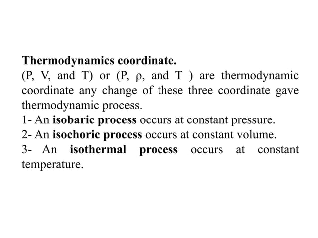 Thermodynamic lecture | PPTX