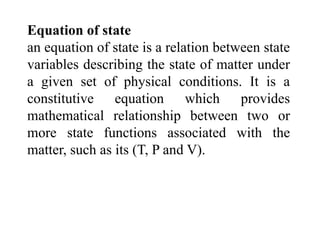 Thermodynamic lecture | PPTX