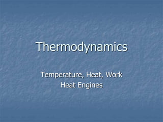 Introduction To Thermodynamics lecture01 | PPT