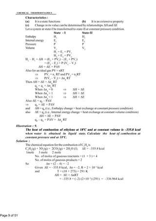 Thermodynamics notes | PDF