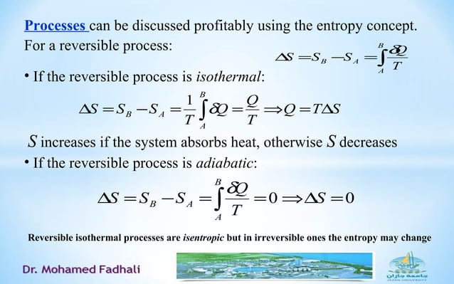 Thermodynamics, part 4 | PPT