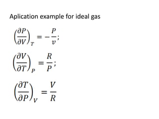 Thermodynamic partial diff | PPTX