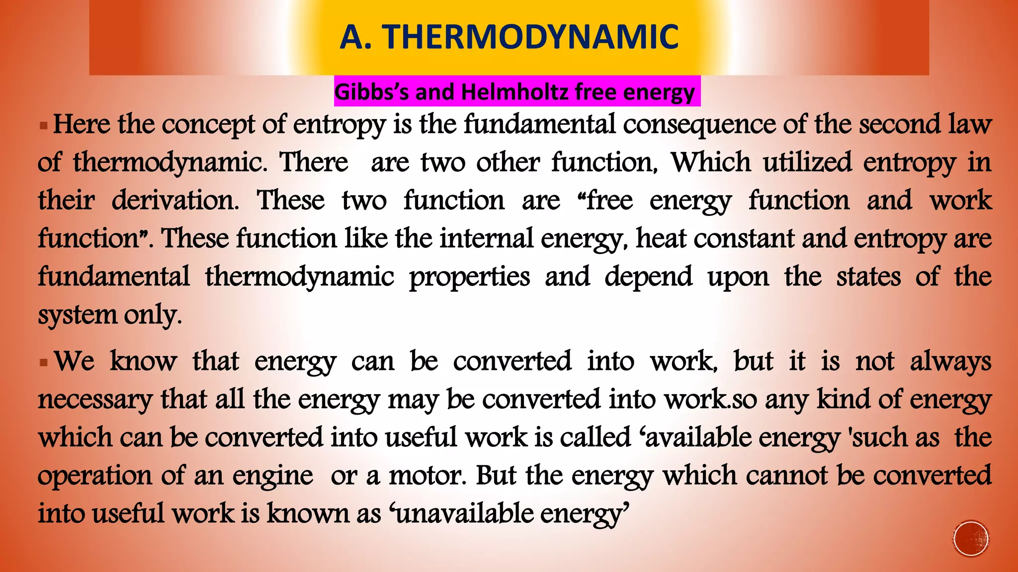 Thermodynamic ppt | PPTX