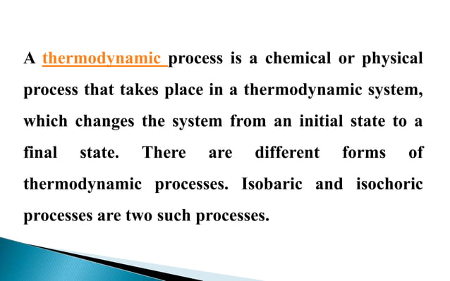 Thermodynamic Process.pptx | Chemistry | Science