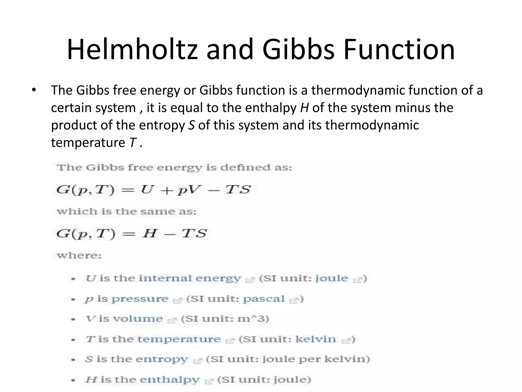 Thermodynamic relations, Clausius Clapreyon equation , joule thomson ...