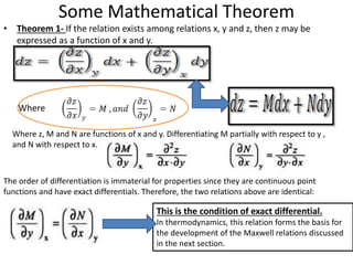 Thermodynamic relations, Clausius Clapreyon equation , joule thomson ...