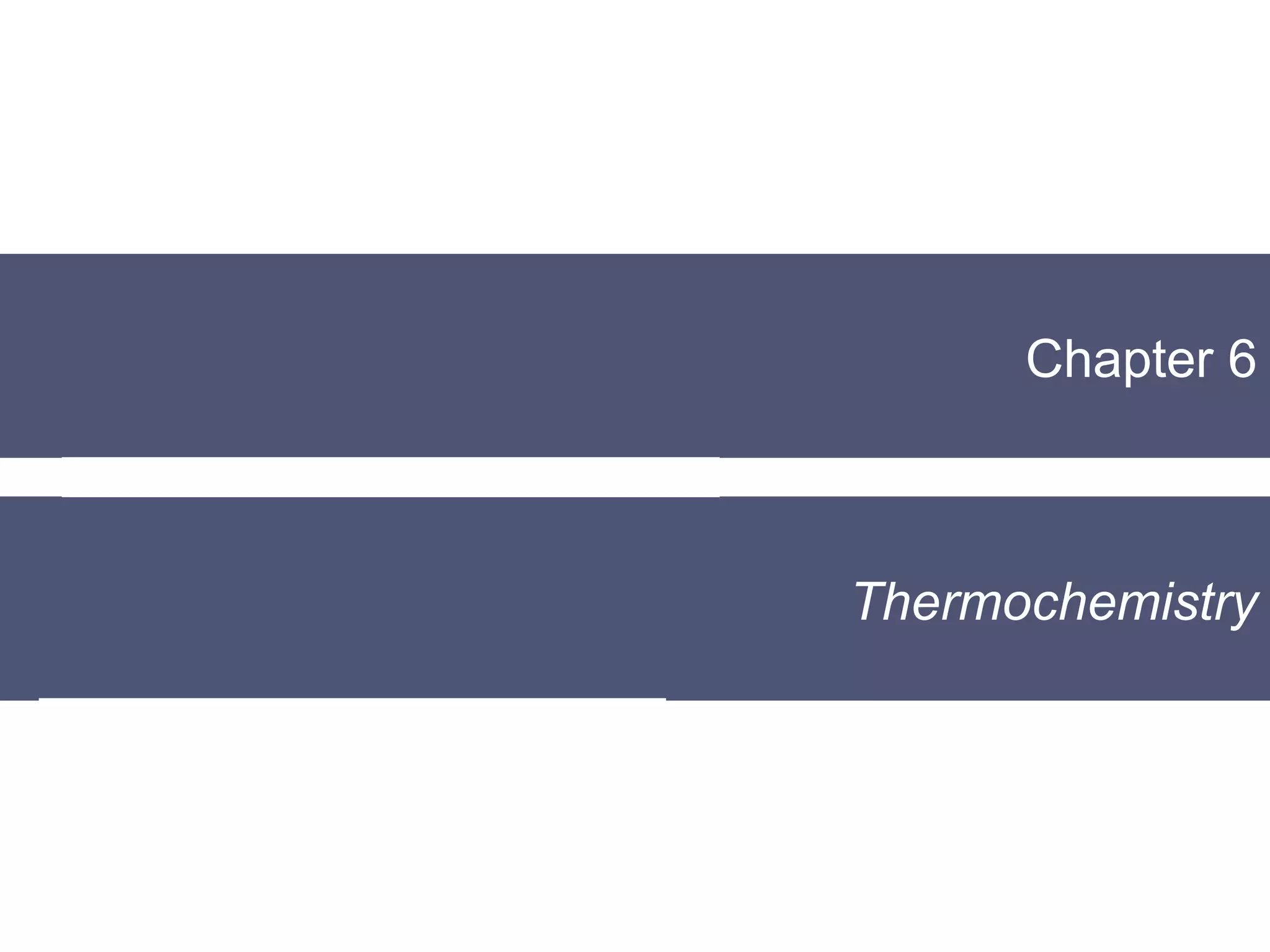 Thermochemistry | PPT