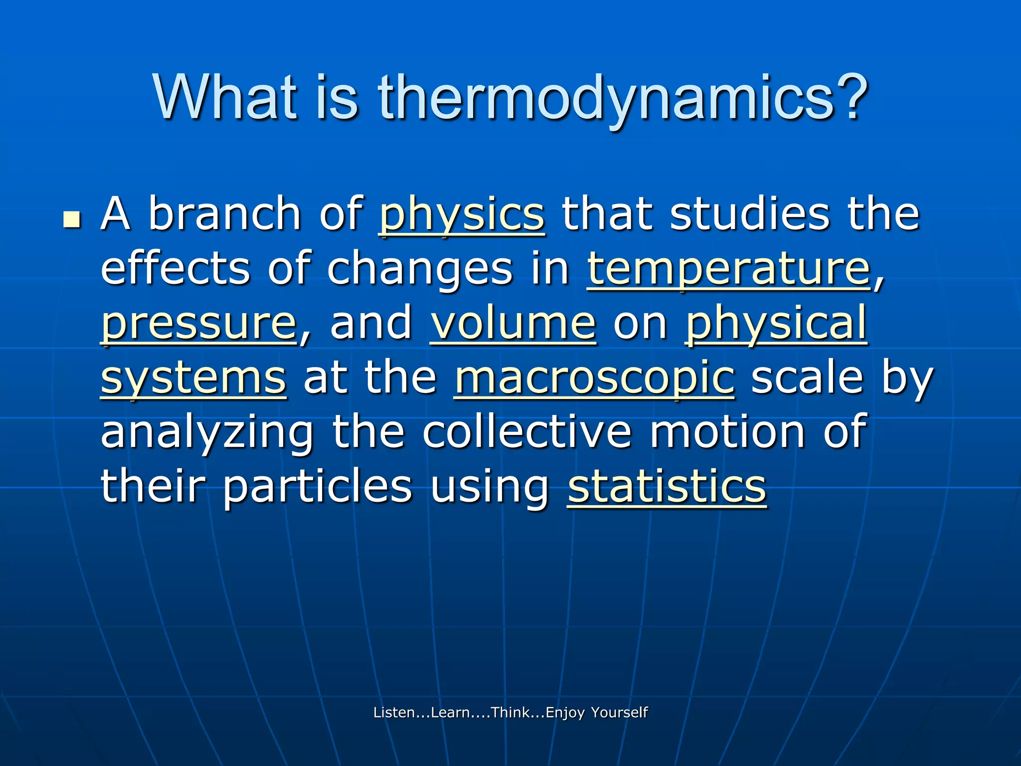 Thermodynamics | PDF