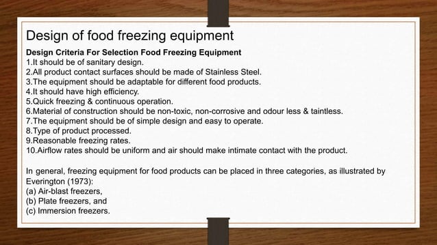Thermodynamics of Food Freezing | PPTX