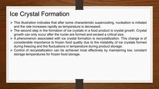 Thermodynamics of Food Freezing | PPTX