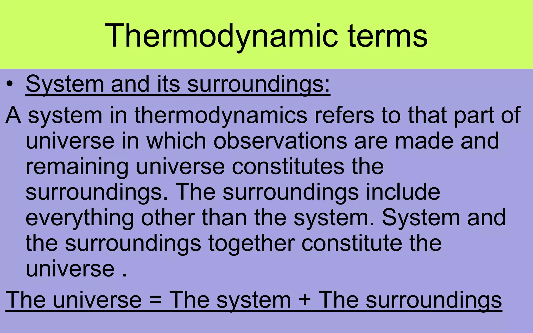 Thermodynamics | PPTX