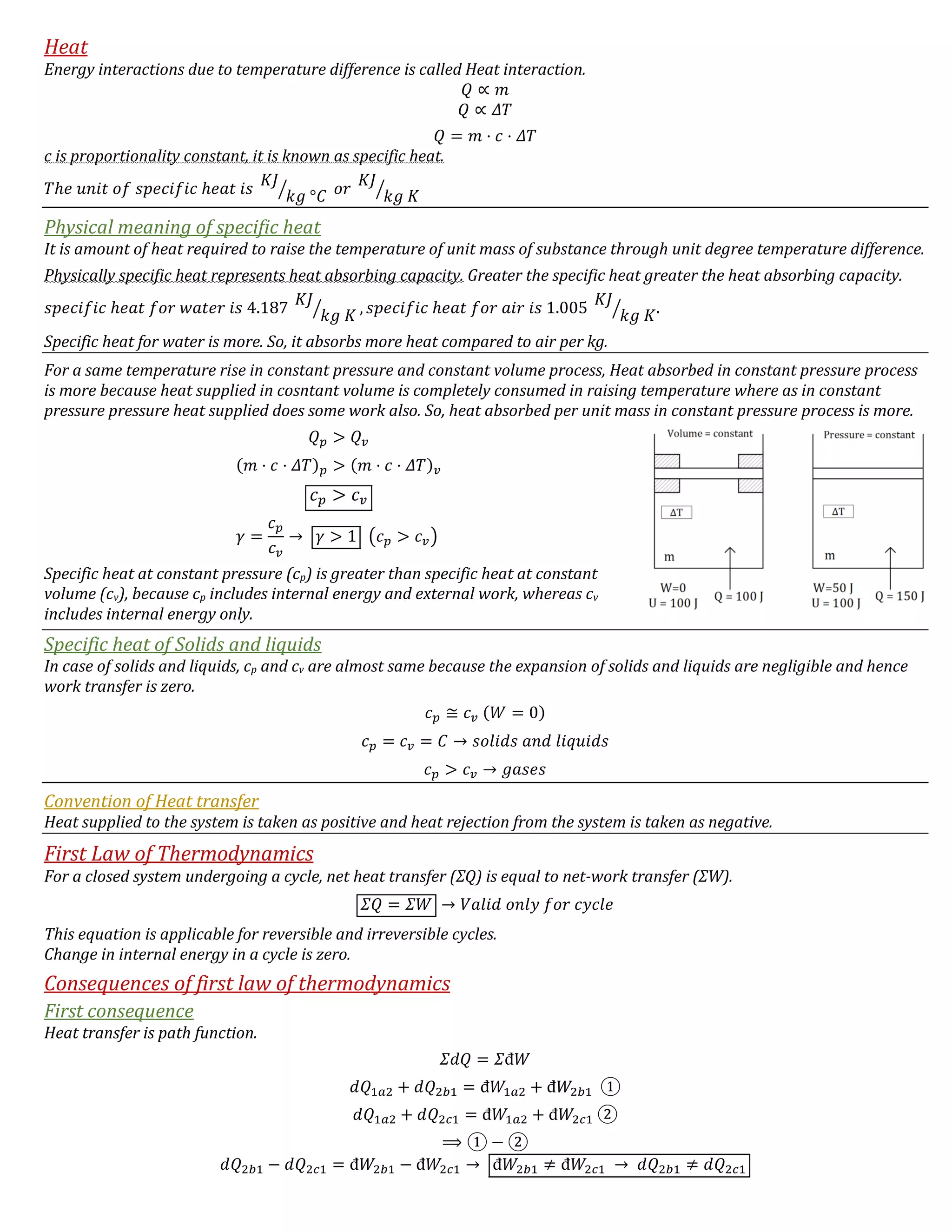thermodynamics notes for gate | PDF