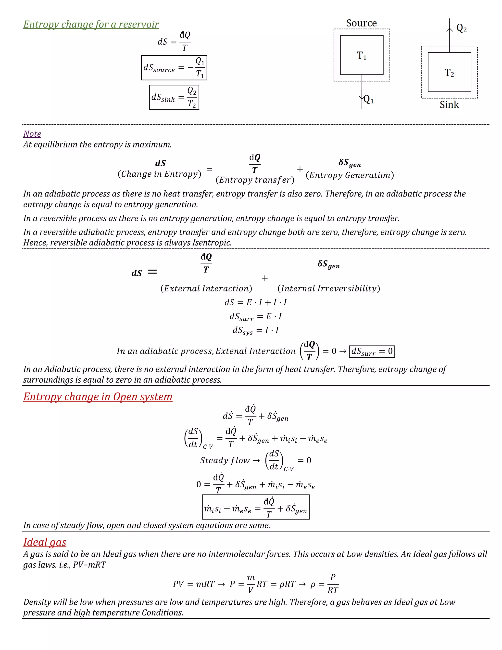 thermodynamics notes for gate | PDF