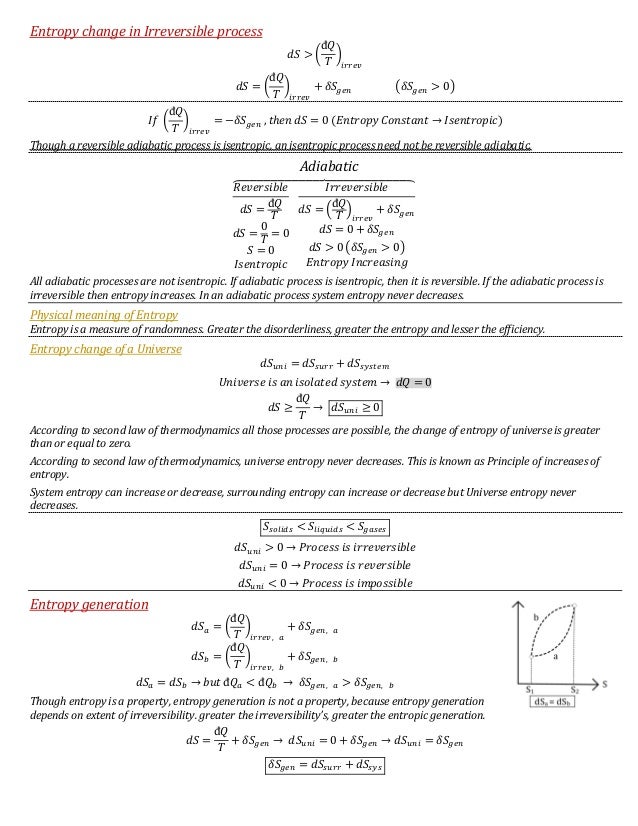 thermodynamics notes for gate