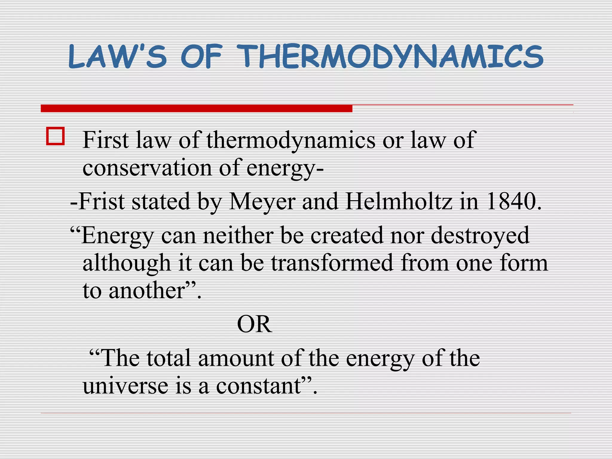 Thermodynamics | PPT