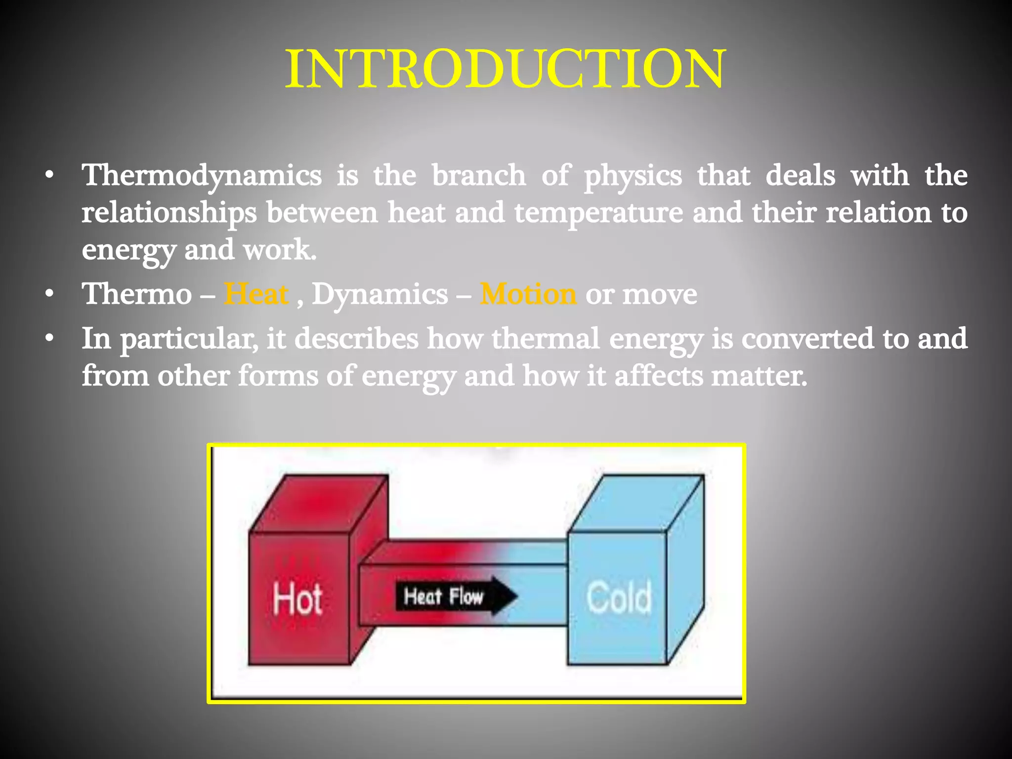 Thermodynamics | PPTX