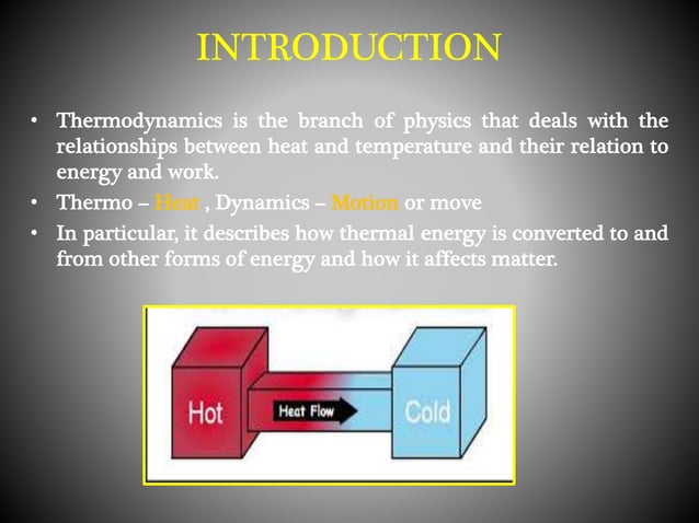 Thermodynamics | PPTX