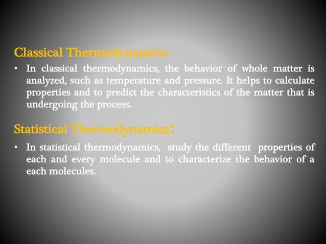 Thermodynamics | PPTX