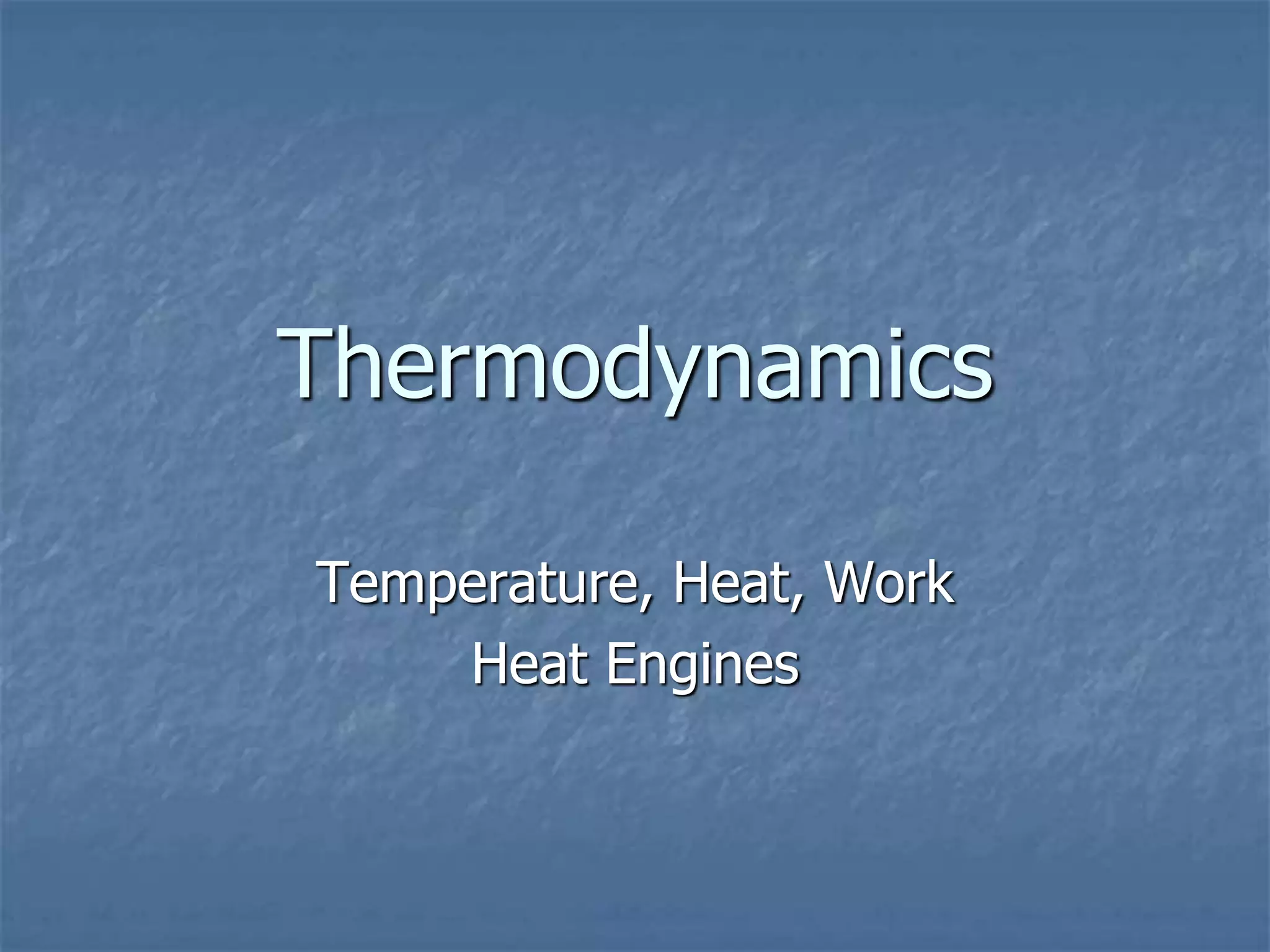 Thermodynamics-HEAT ENGINES | PPT