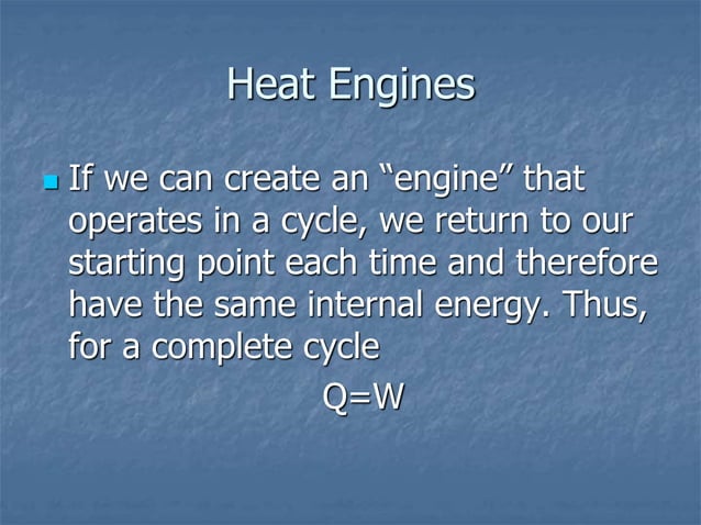 Thermodynamics-HEAT ENGINES | PPT