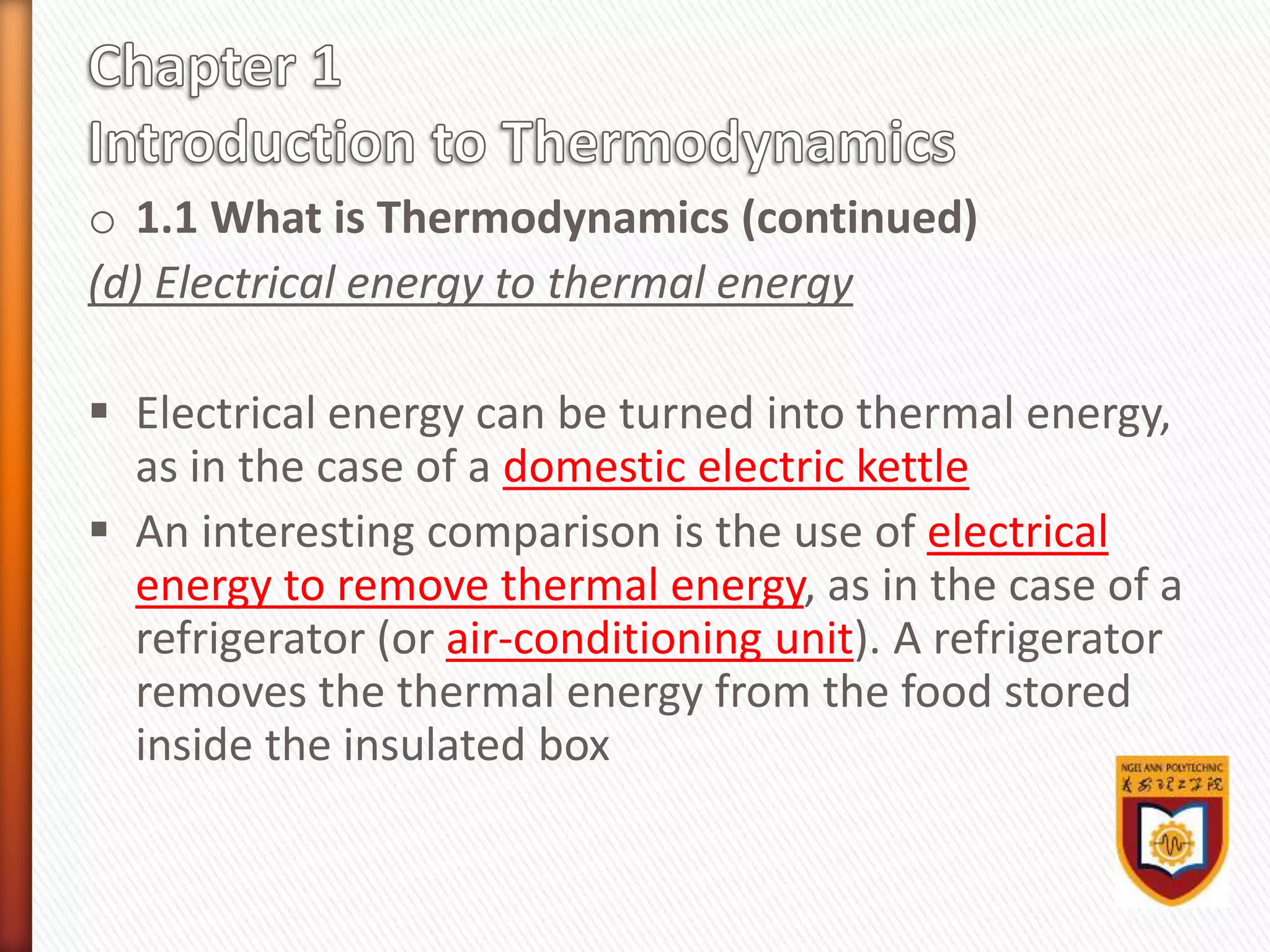 Thermodynamics chapter 1 | PPTX
