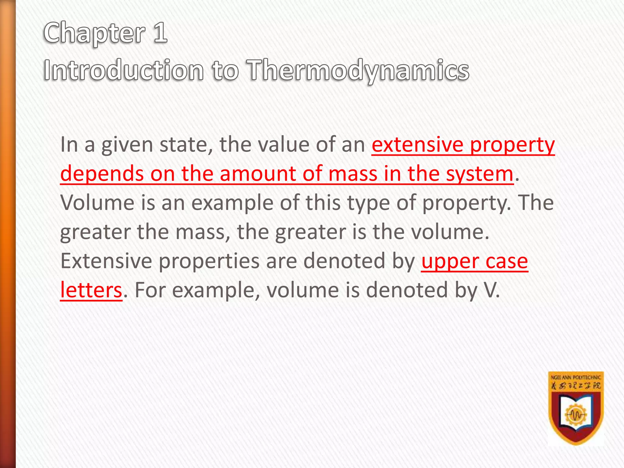 Thermodynamics chapter 1 | PPTX