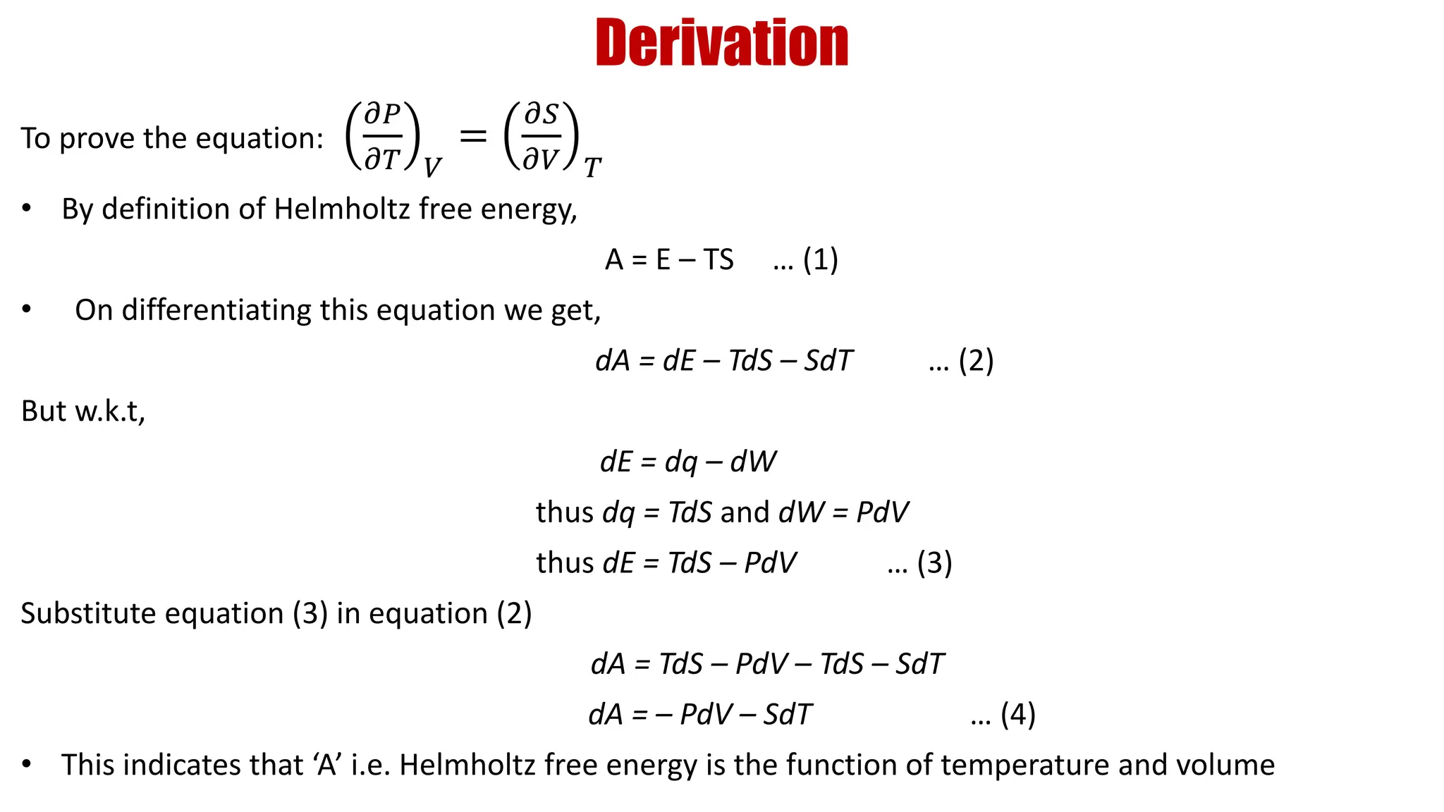 Thermodynamics - Differentials, Maxwell, Joule-Thomson.pptx