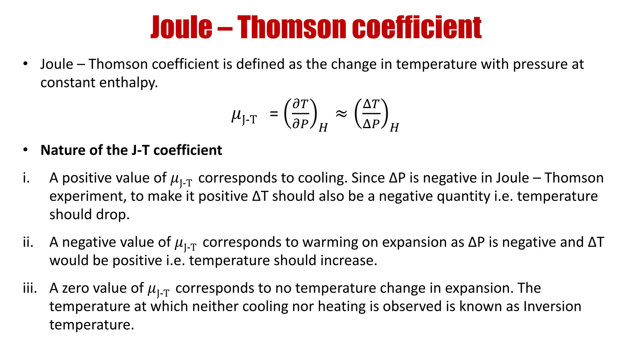 Thermodynamics - Differentials, Maxwell, Joule-Thomson.pptx