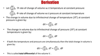 Thermodynamics - Differentials, Maxwell, Joule-Thomson.pptx