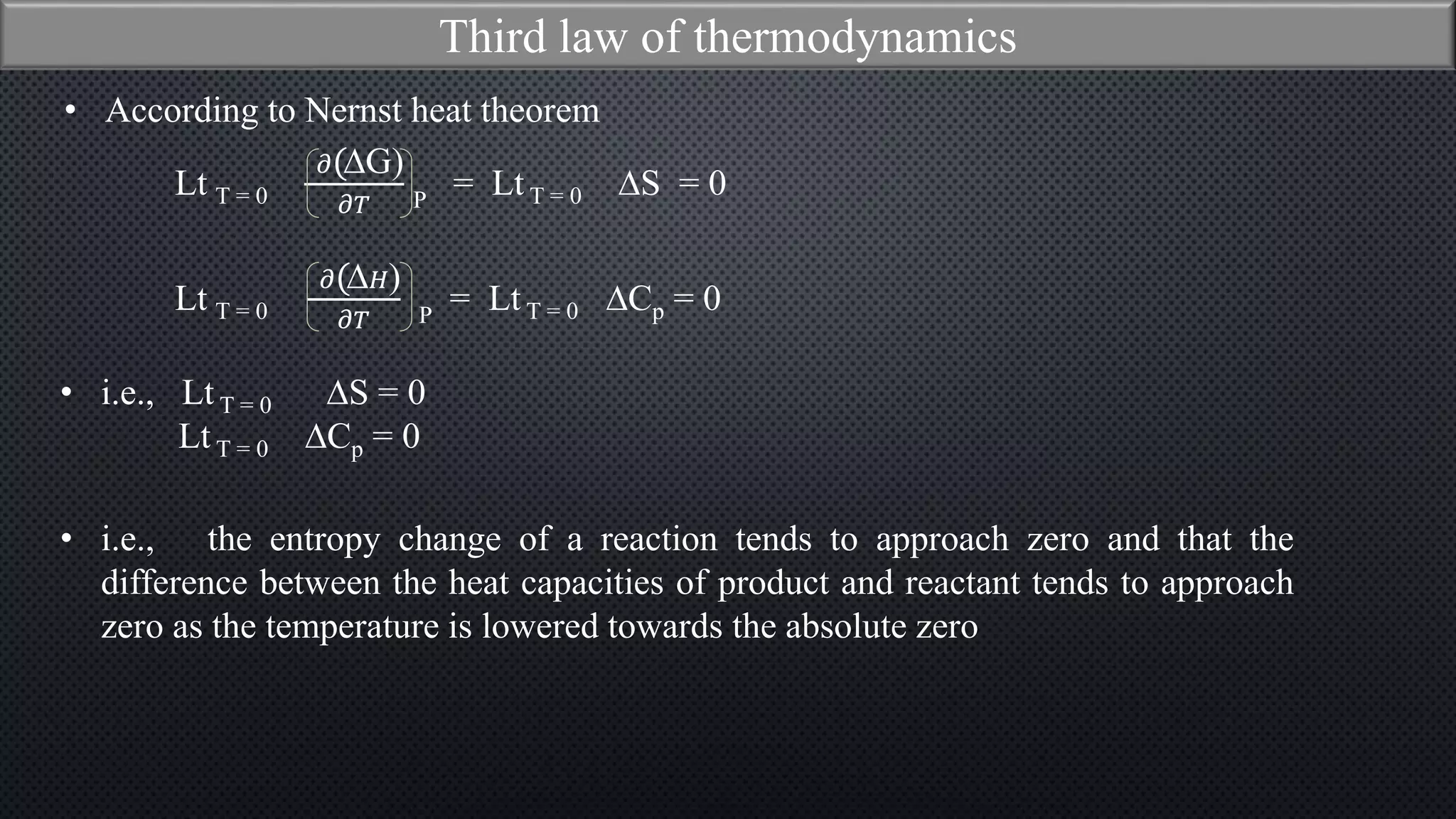 Thermodynamics III | PPTX
