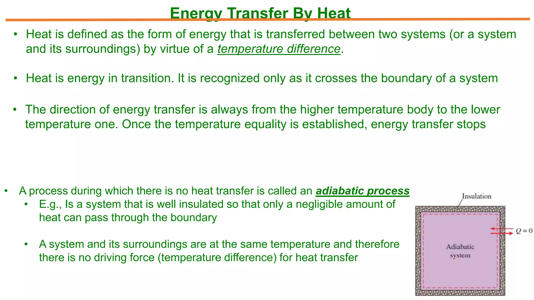 Thermodynamics - Lecture 3 - Energy, Energy Transfers and General ...