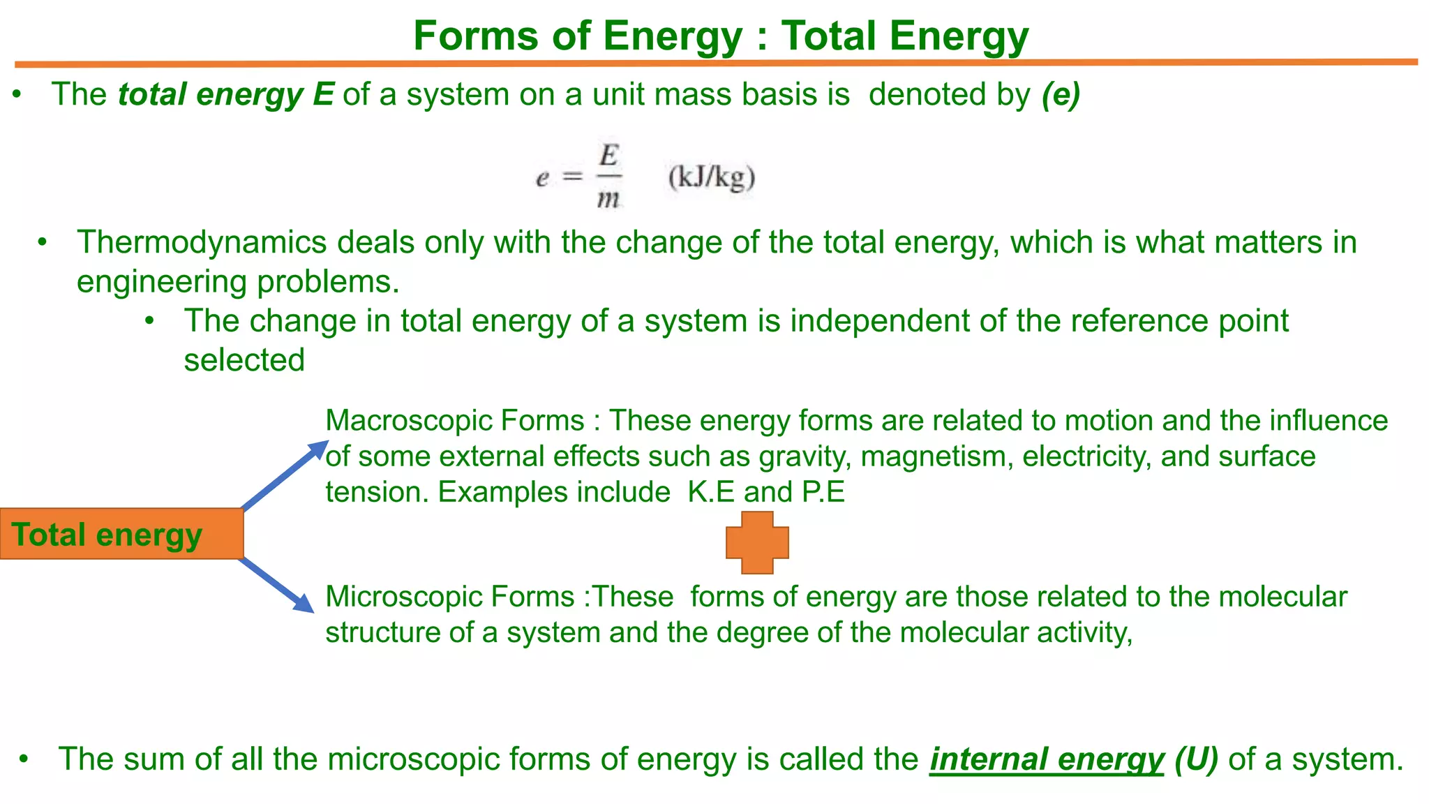 Thermodynamics - Lecture 3 - Energy, Energy Transfers and General ...