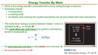 Thermodynamics - Lecture 3 - Energy, Energy Transfers and General ...