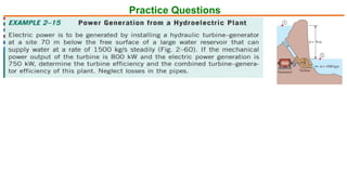 Thermodynamics - Lecture 3 - Energy, Energy Transfers and General ...
