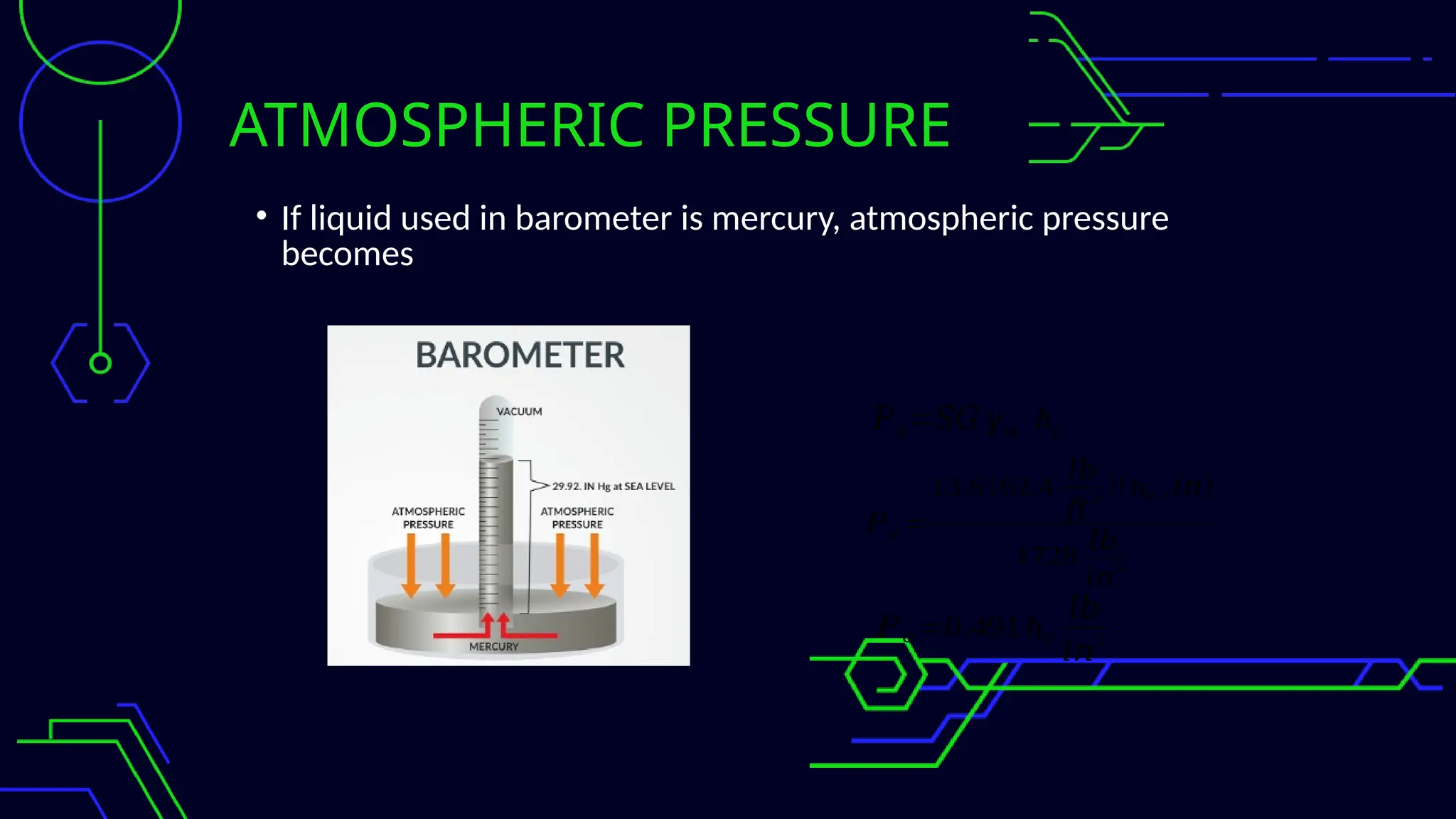 Thermodynamics 1 For Mechanical Engineering- Pressure | PPT