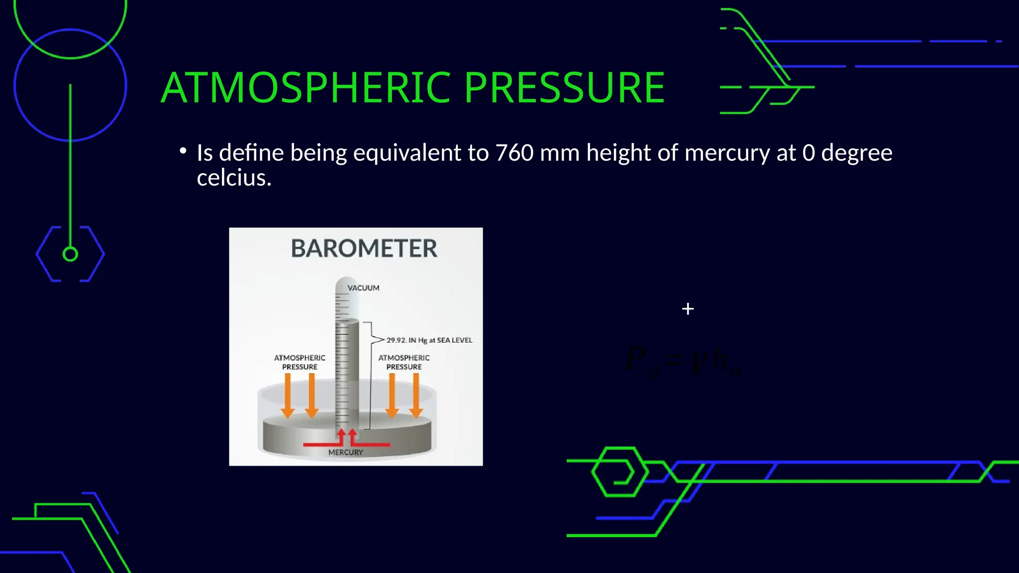 Thermodynamics 1 For Mechanical Engineering- Pressure | PPT