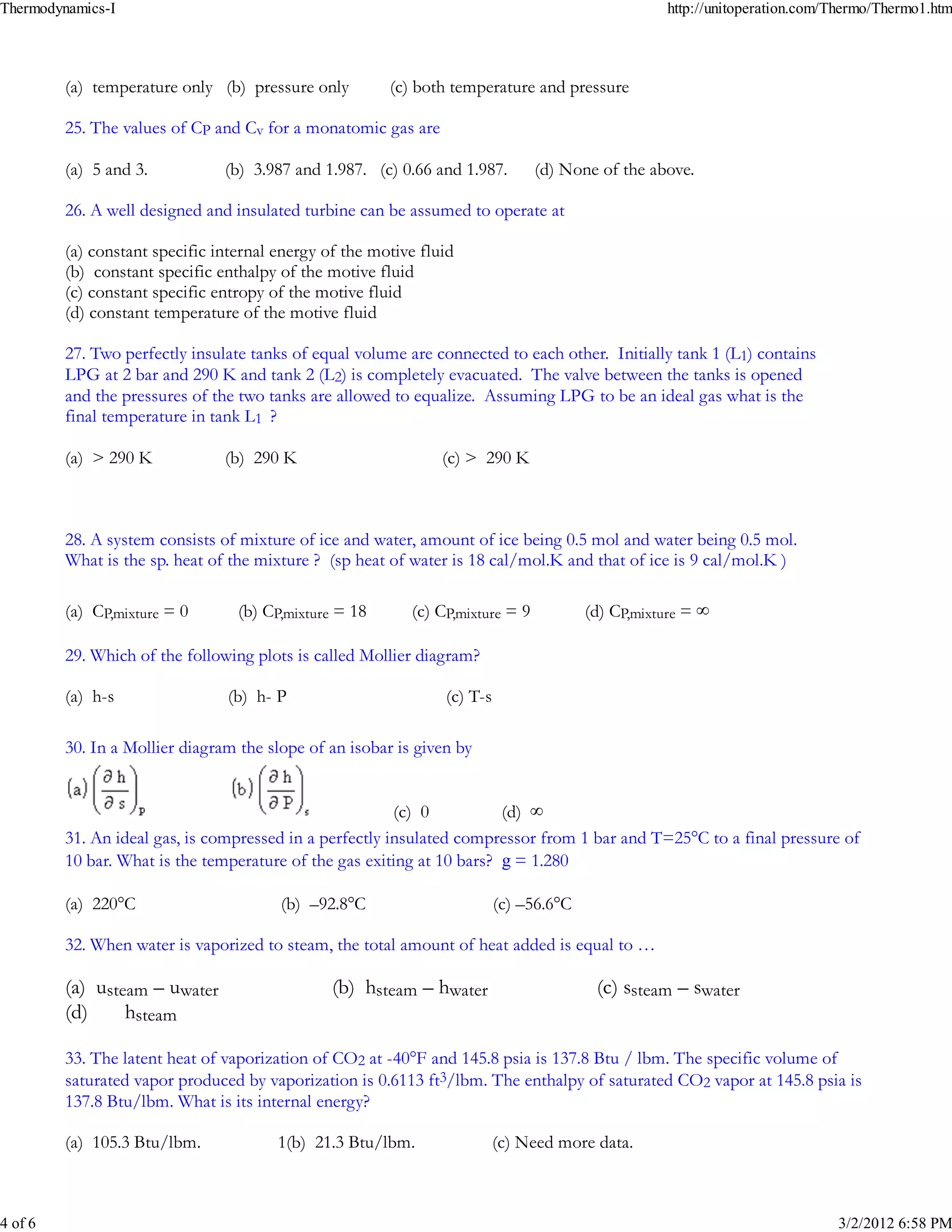 Thermodynamics 1 | PDF
