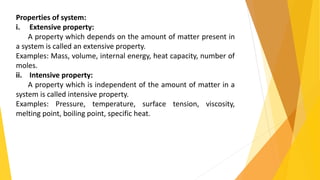 1st Lecture on Chemical Thermodynamics | Chemistry Part I | 12th Std | PPTX
