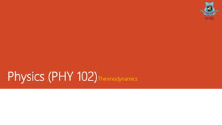 Thermodynamics zeroth law temperature first law | PPT