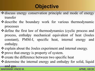 Thermodynamics Closed System