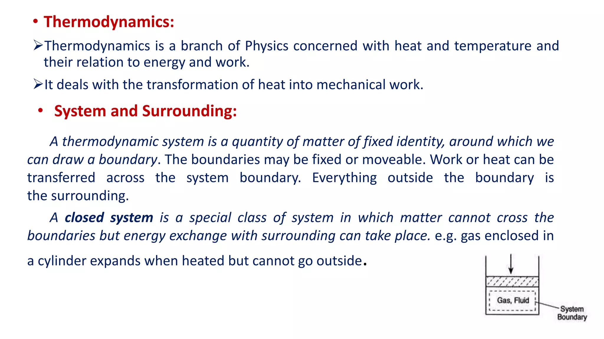 Basics of Thermodynamics | PPTX
