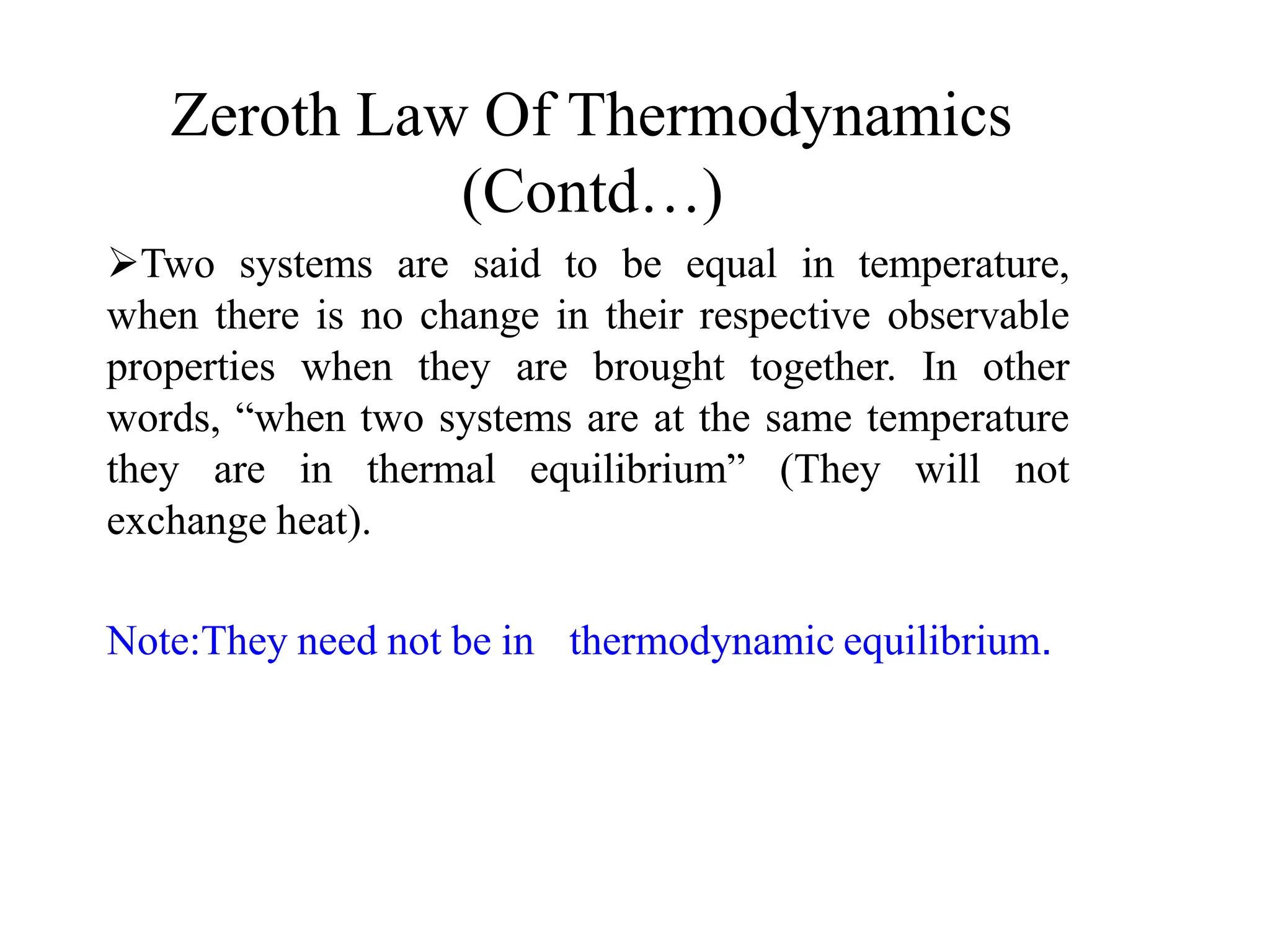Quasi-static Processes and Equilibrium State | PPTX