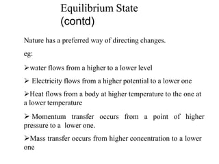 Quasi-static Processes and Equilibrium State | PPTX