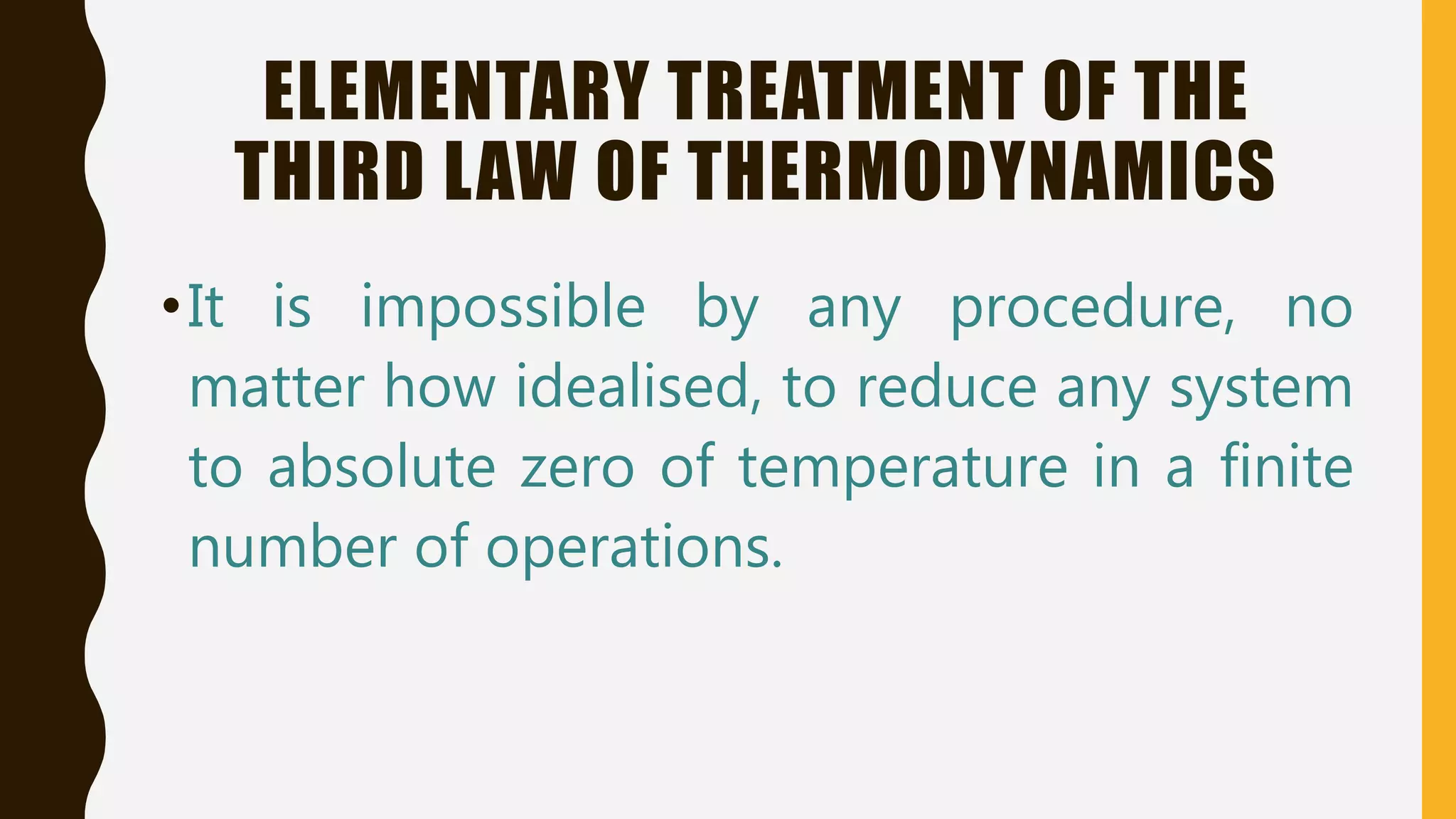 Second law of thermodynamics | PPTX | Chemistry | Science