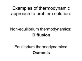 Thermodynamics andlife fin | PPT