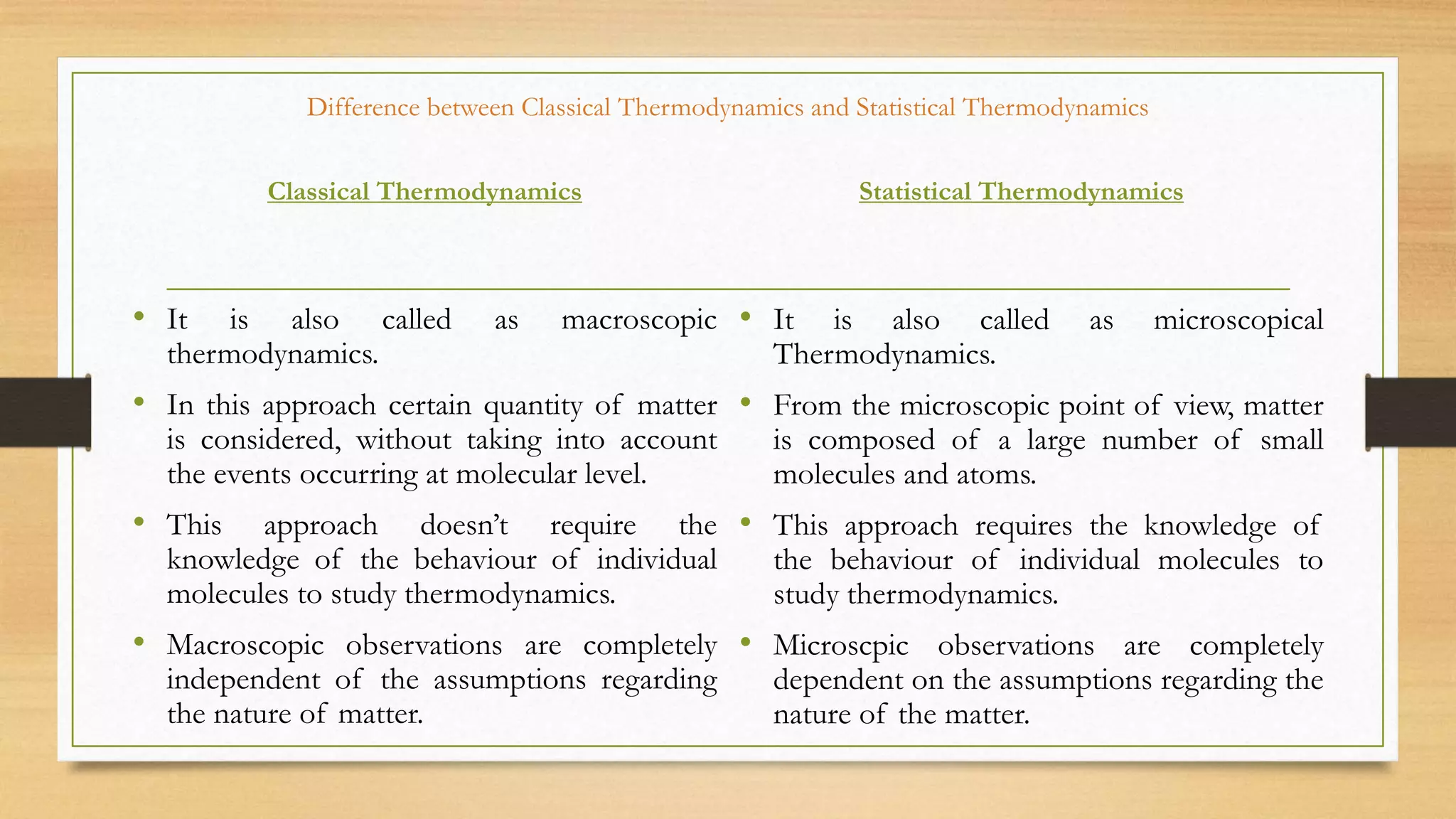 First law of thermodynamics, temperature scales | PPTX